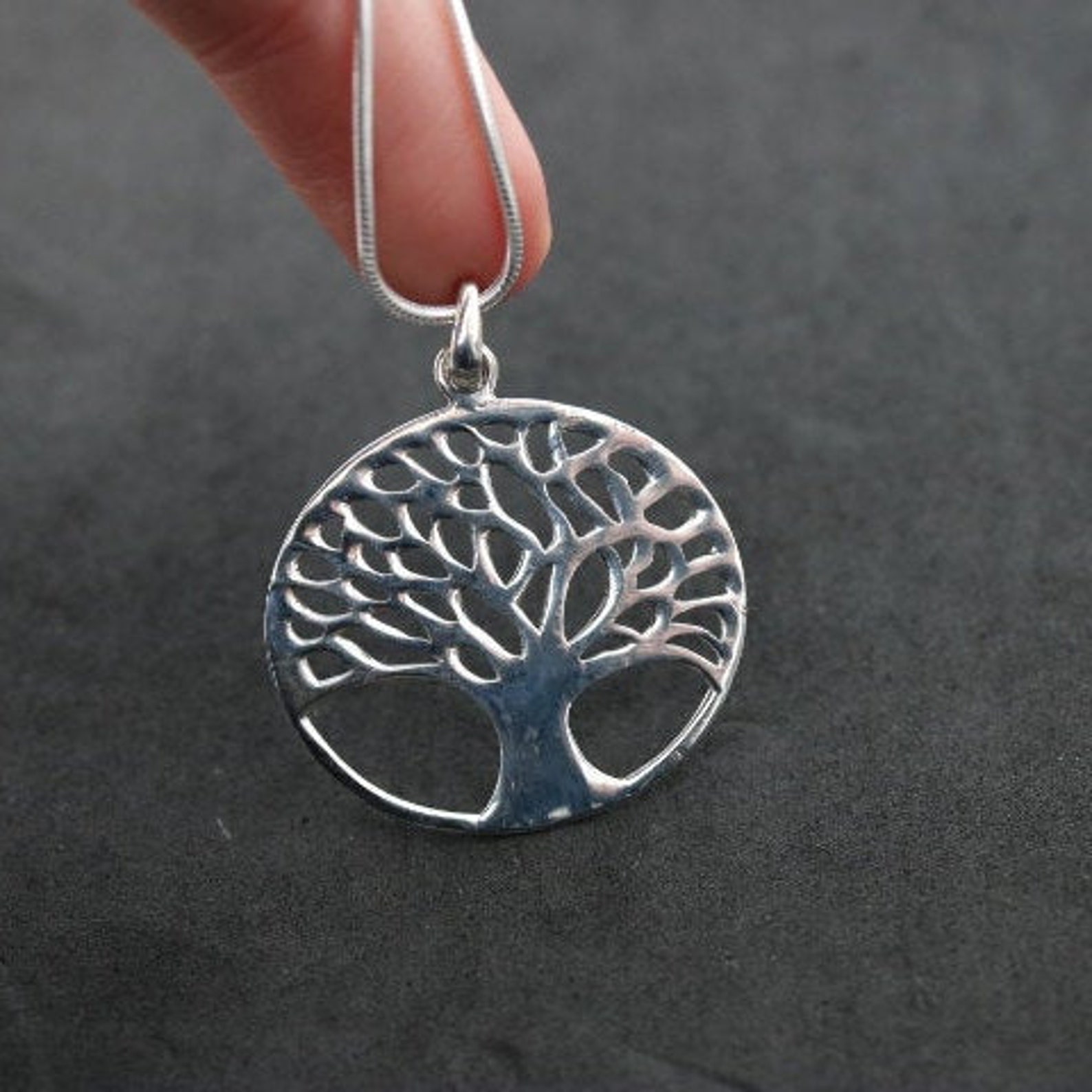 Tree of Life Pendant 925 Sterling Silver - Etsy UK