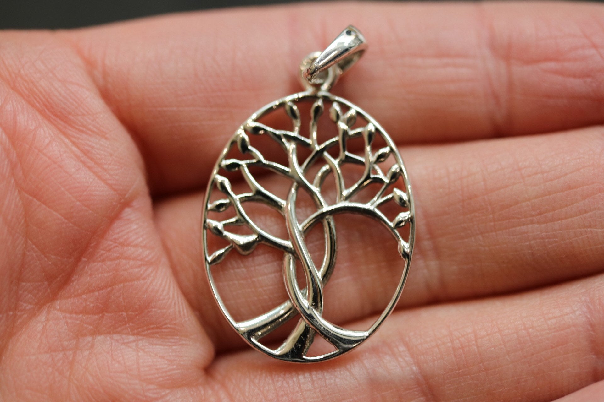 Tree of Life Pendant 925 Sterling Silver | Etsy