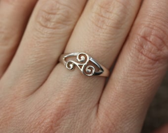 Silver Celtic Ring - Etsy