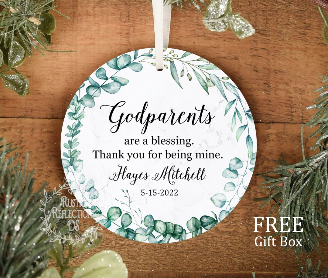 PERSONALIZED GODPARENTS Gift, Godparents Are a Blessing, Godmother Gift ...