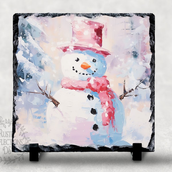 Snowman Slate - Etsy
