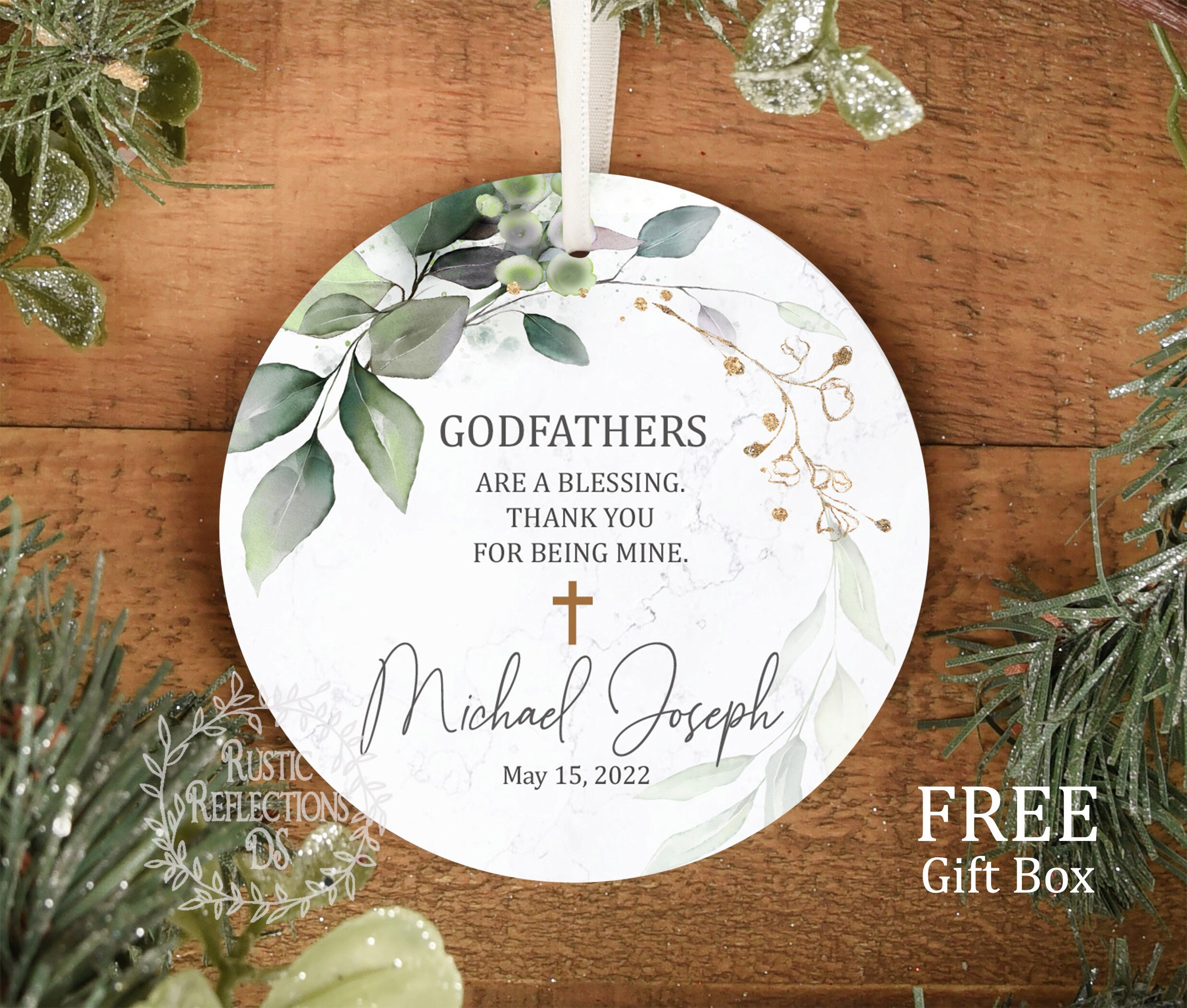 PERSONALIZED GODPARENTS Gift Godparents Are a Blessing Gift - Etsy