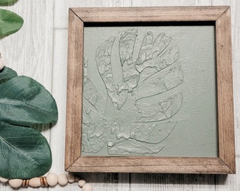 Botanical Textured Art, Framed Textured Wall Art, Botanical Wall Art ...