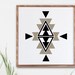 Boho Aztec Wall Art, Aztec Print Wood Sign, Bohemian Aztec Decor, Boho ...