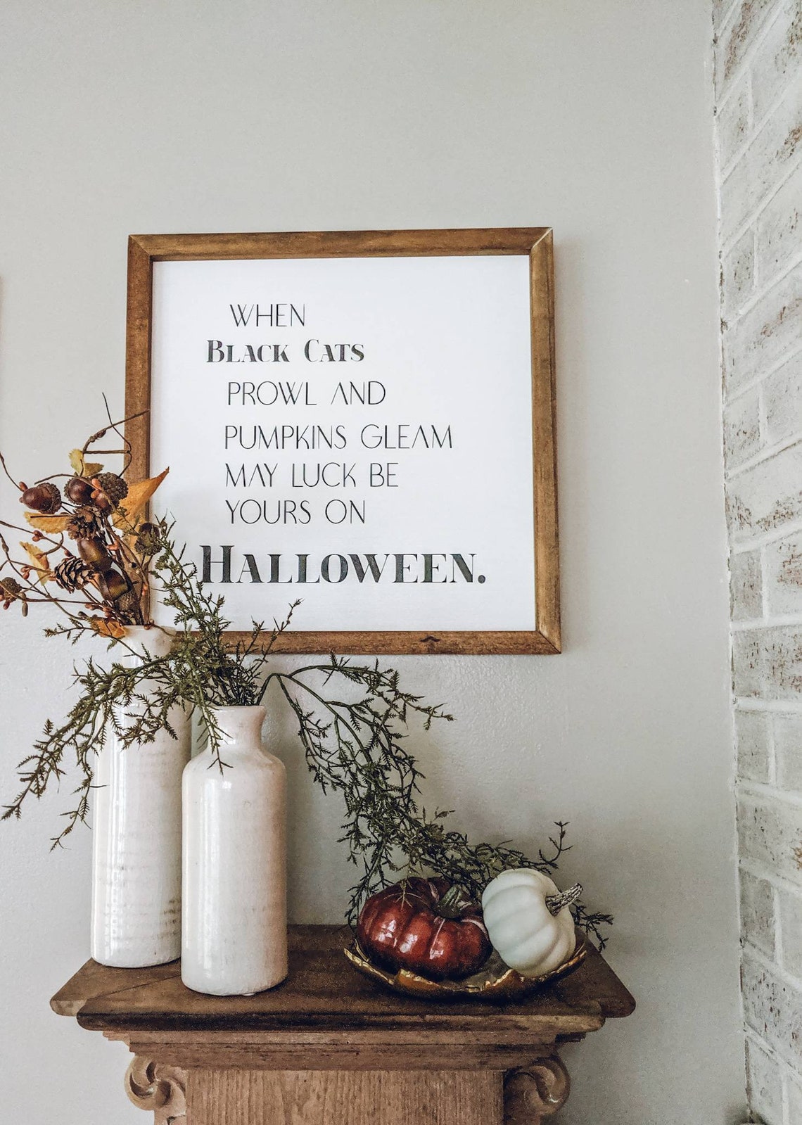 Halloween Farmhouse Sign Farmhouse Halloween Decor - Etsy