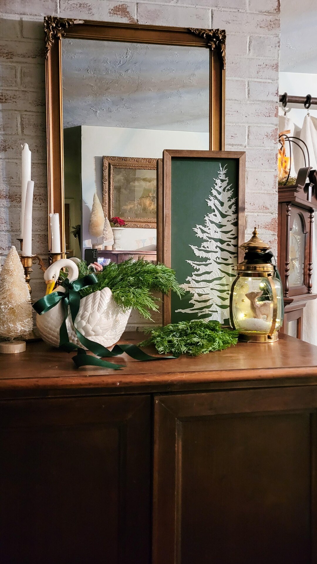 Textured Winter Tree Sign, Winter Tree Sign, Textured Wall Art, Winter ...