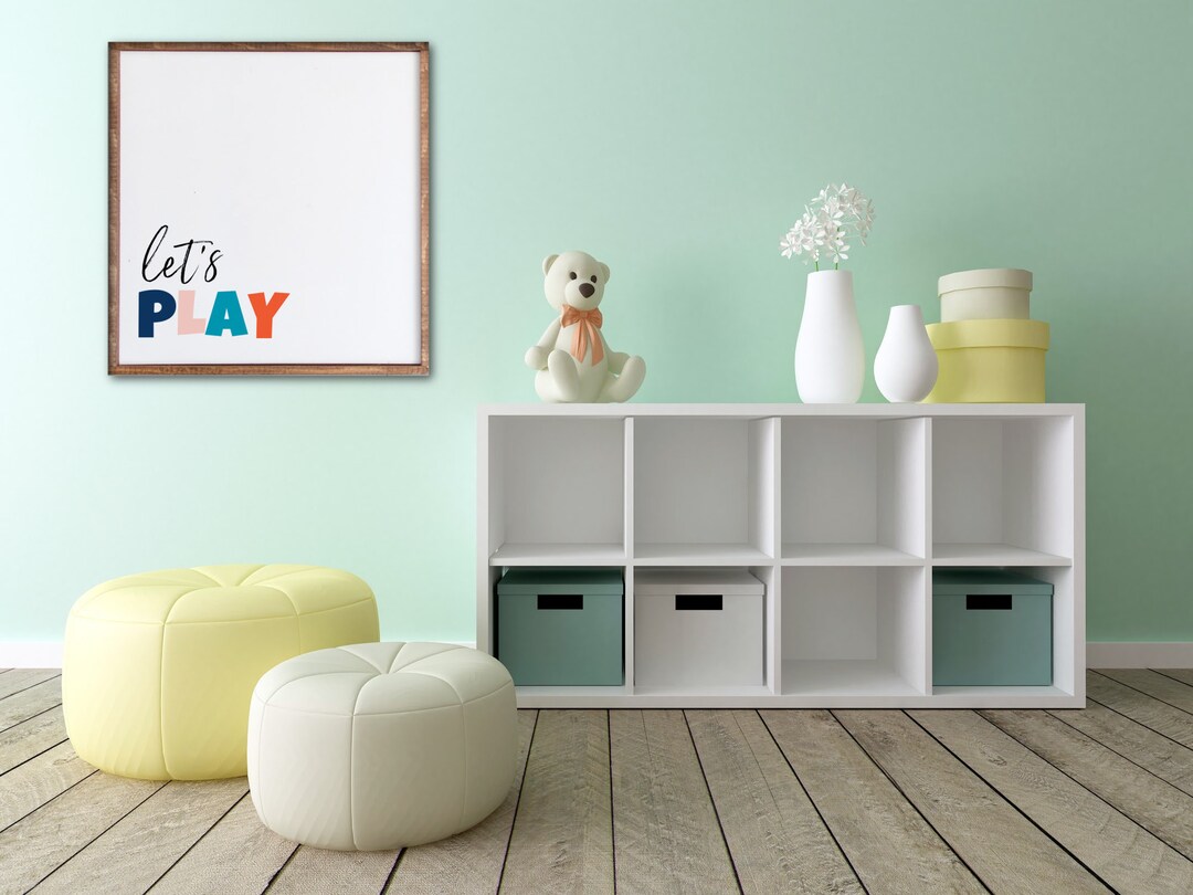 Kids Playroom Sign, Kids Playroom Wall Art, Playroom Wall Decor ...