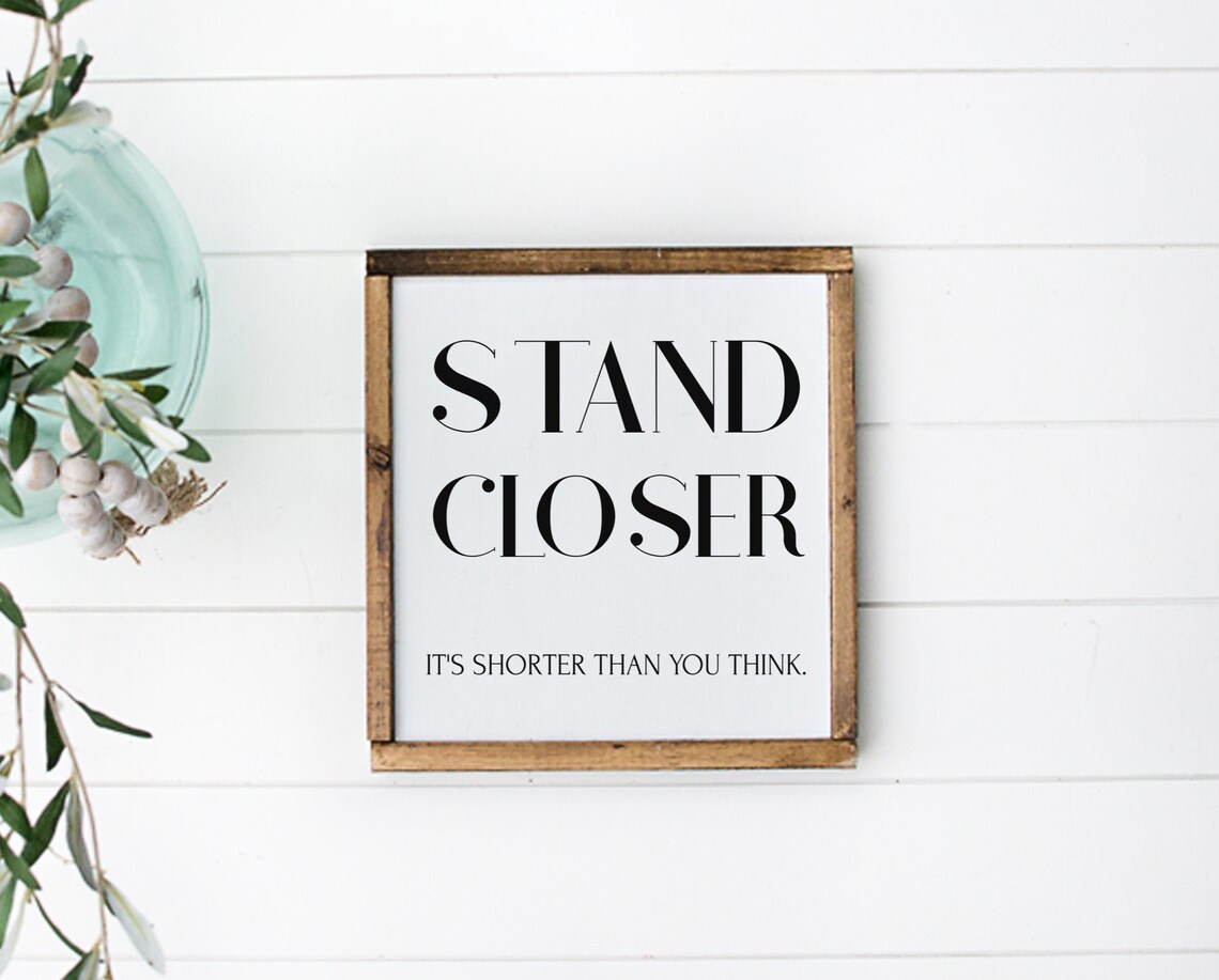 Bathroom Funny Wall Decor Funny Wood Signs Bathroom Humor - Etsy