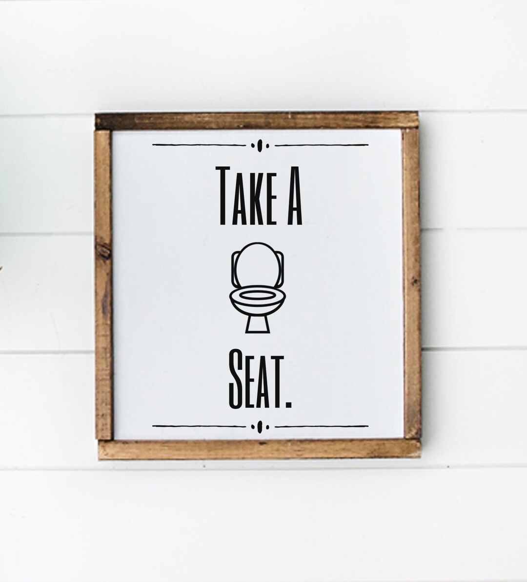 Funny Bathroom Signs | Take a Seat Sign | Take a Seat Bathroom Sign ...