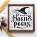 Its Just a Bunch of Hocus Pocus Wood Sign Wood Halloween - Etsy