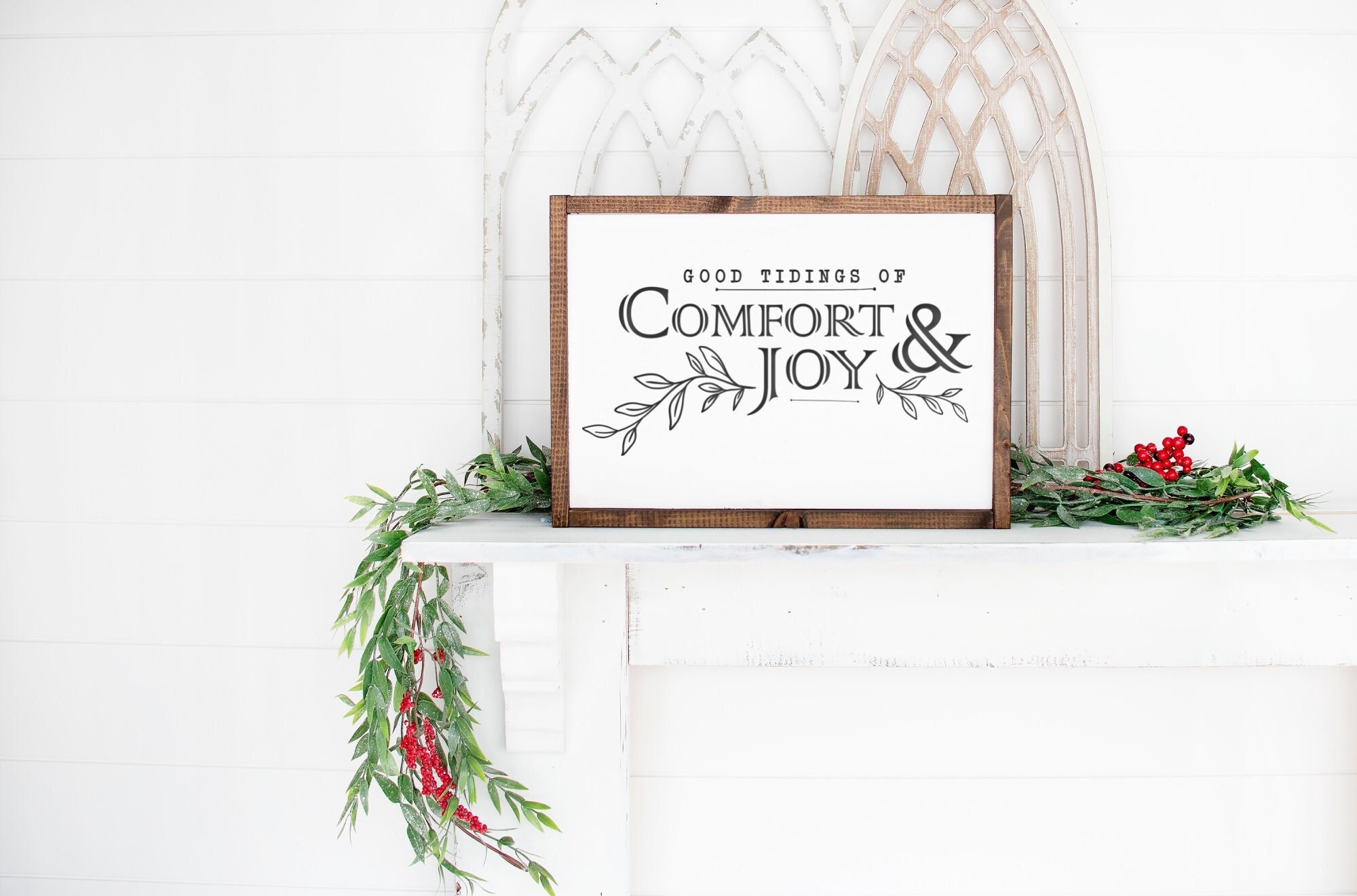Holiday Wooden Signs Wooden Christmas Signs Christmas Mantel - Etsy