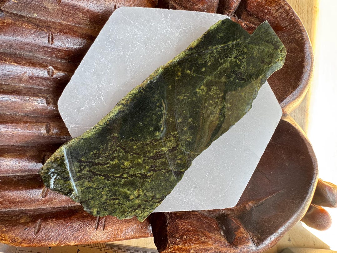 Serpentine Slab | Lapidary Slab for Cabochons, Jewelry & Display - Etsy