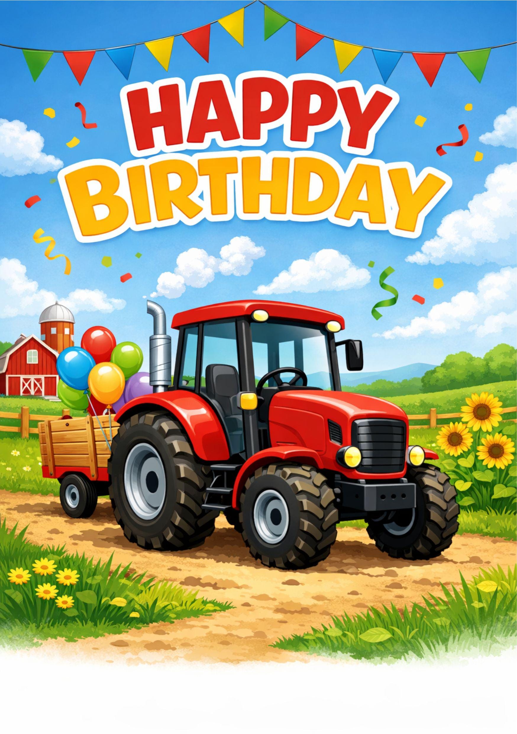 Happy Birthday Traktor Gif