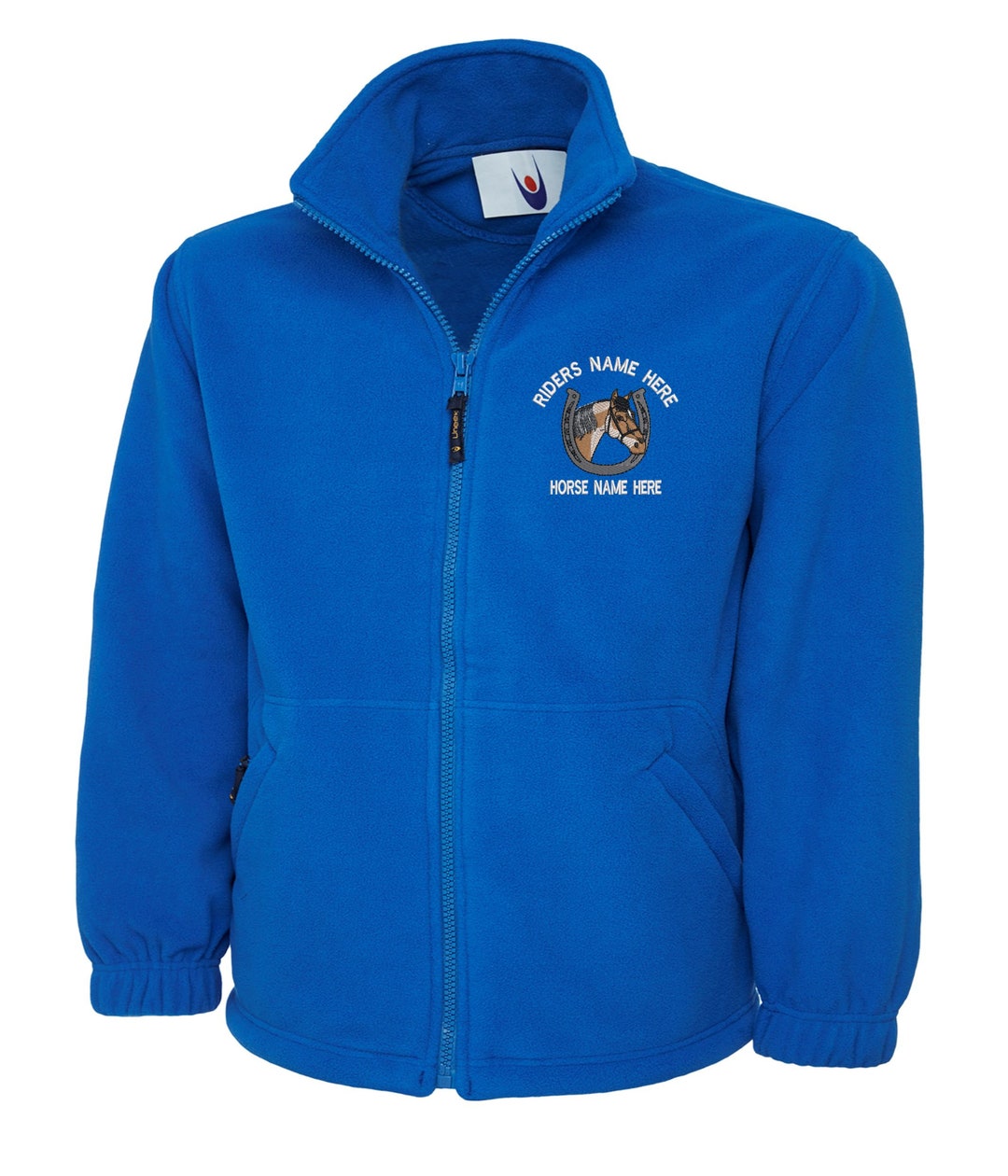 Personalised Horse Jacket Fleece Equestrian Jockey Rider Pony ...