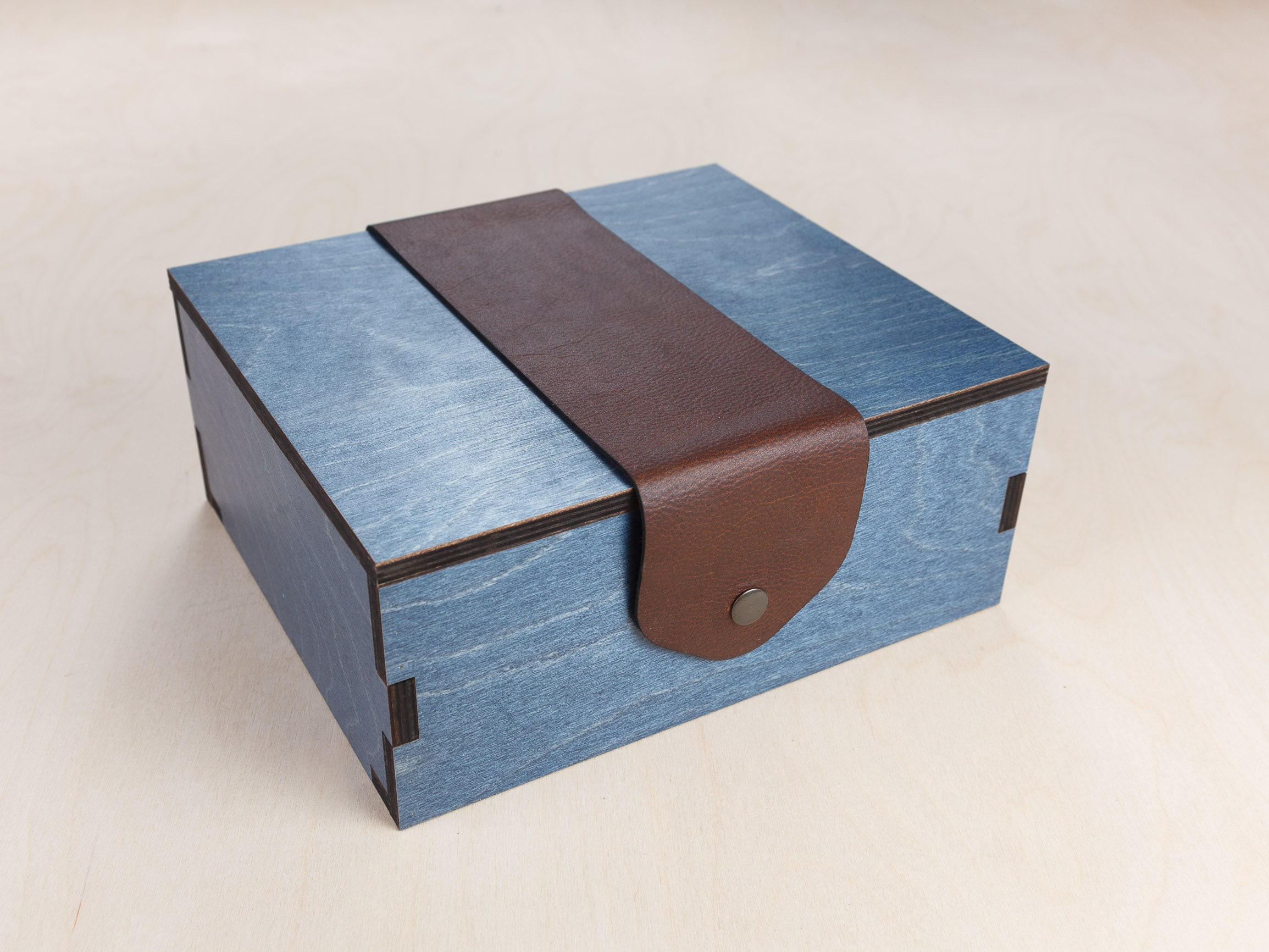 Box for Wood Game Board Blue - Etsy