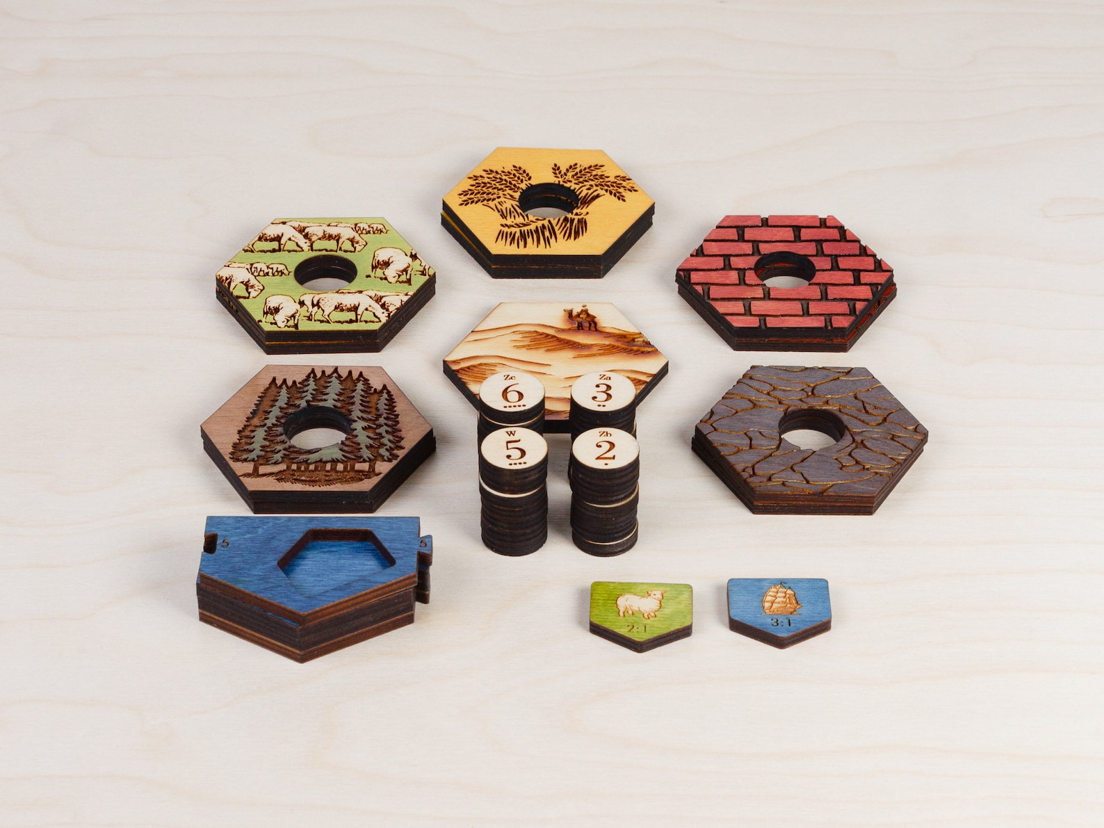 Wood Game Board | Classic | 5-6 Player Extension (add-on), Laser Cut ...