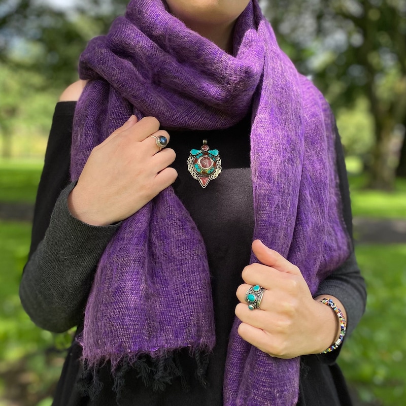 Lavender Shawl - Etsy