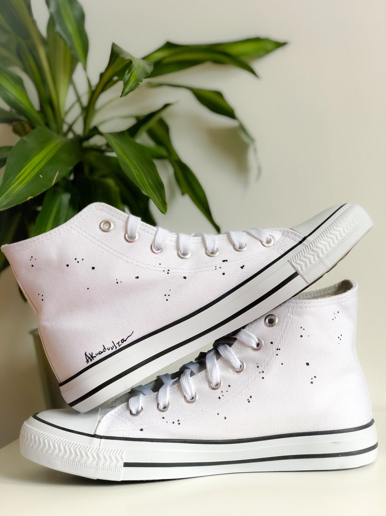 OCEAN WAVE Shoes / Big Wave Hand Painted Shoes / Japanese Art - Etsy