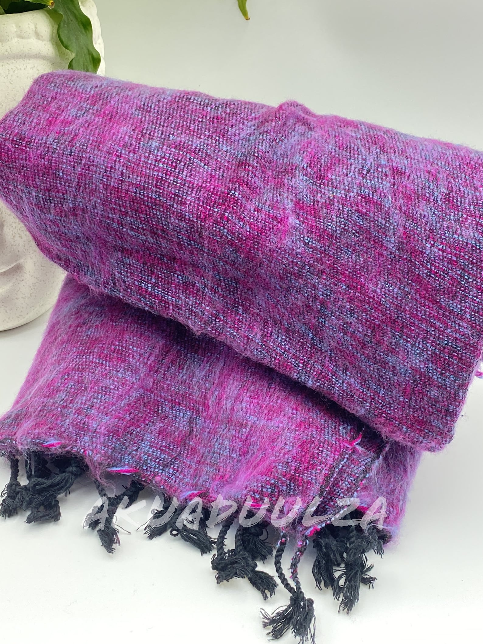 Pastel Purple Yak Wool Nepalese Scarf / Himalayan hand loomed | Etsy