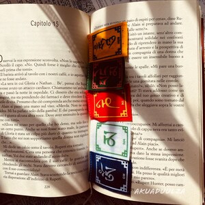 OM BOOKMARK Mini Prayer Flags | Buddhist Flags | Om Mani Padme Hum ...