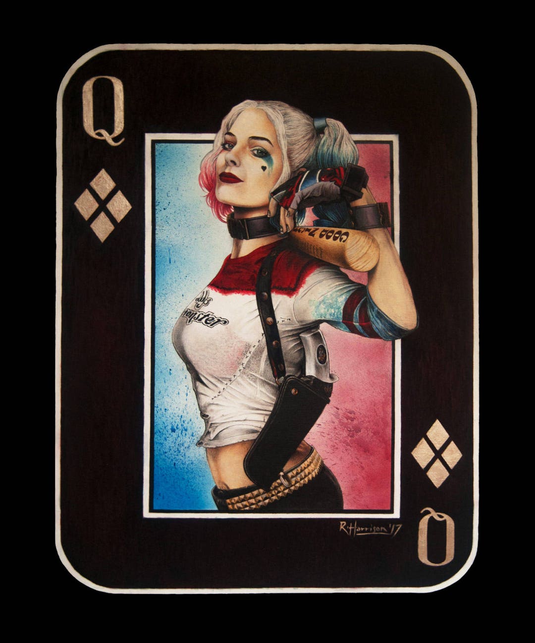 Harley Card Print - Etsy