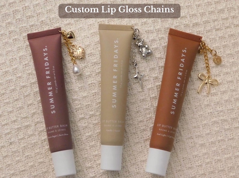 Custom Lip Balm Charms/keychains- Summer Fridays, Rhode Skin, E.L.F ...