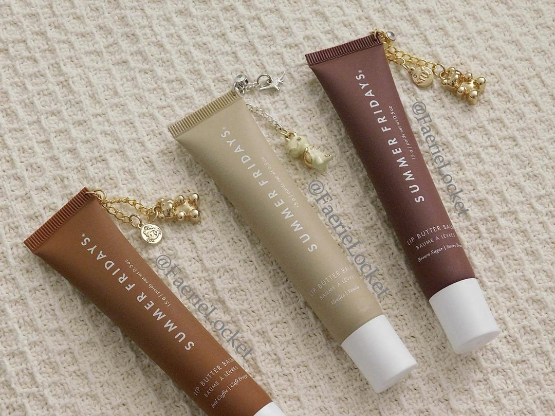 Custom Lip Balm Charms/keychains Summer Fridays, Rhode Skin, E.L.F ...