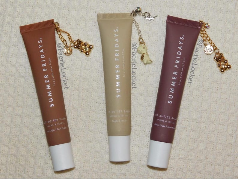 Custom Lip Balm Charms/keychains Summer Fridays, Rhode Skin, E.L.F ...