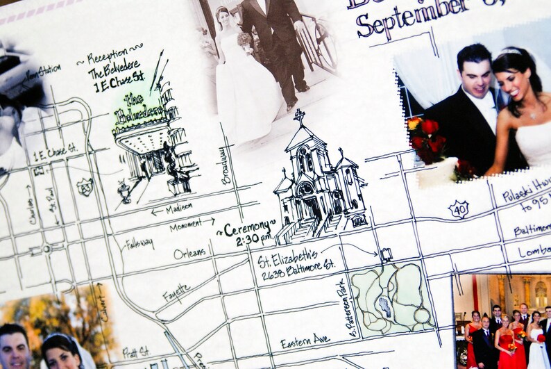 Custom Map Commemorative Maps for Your Event, or Map Guide for Your ...