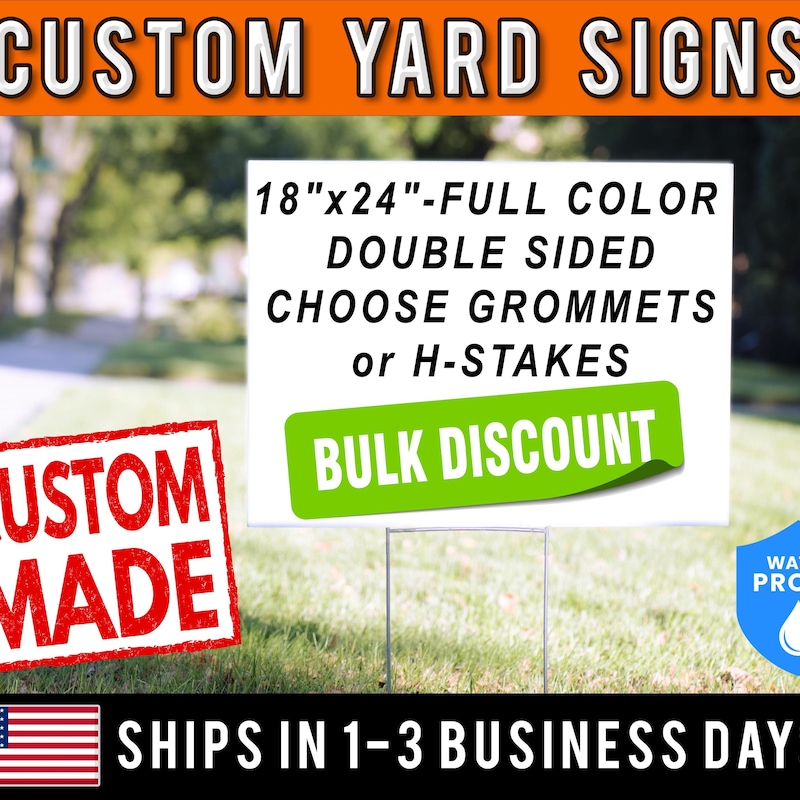 Custom Yard Sign - Etsy
