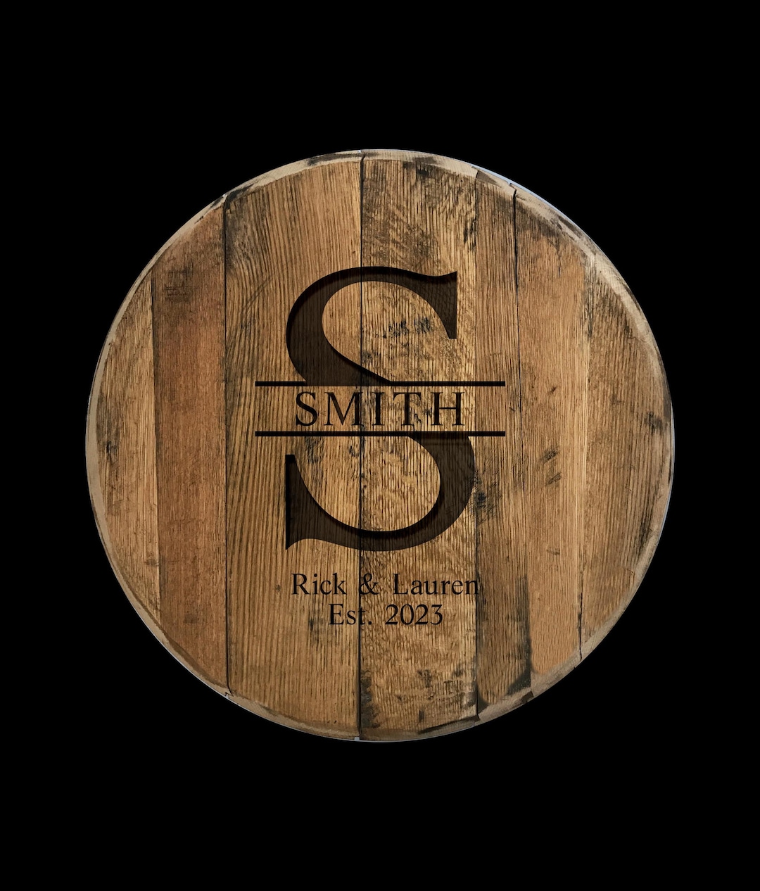 Barrel Head Guestbook - Custom Barrel Head - Personalized Barrel Head ...