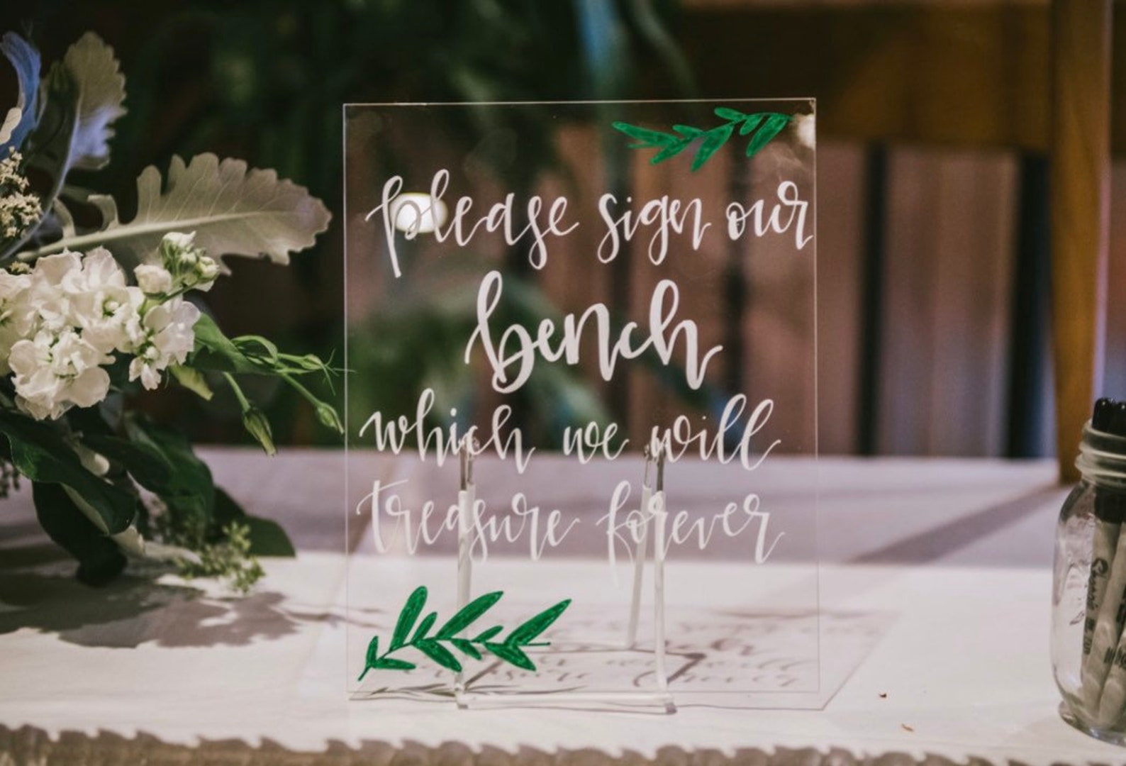 Custom Acrylic Wedding Sign Wedding Decor Acrylic sign | Etsy