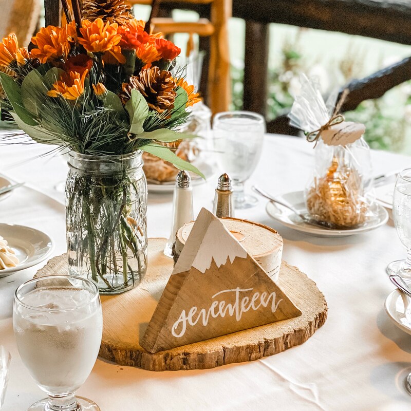 Mountain Table Numbers - Etsy