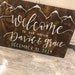 Mountain Welcome Sign, Rustic Wedding Sign, Rustic Welcome Sign ...