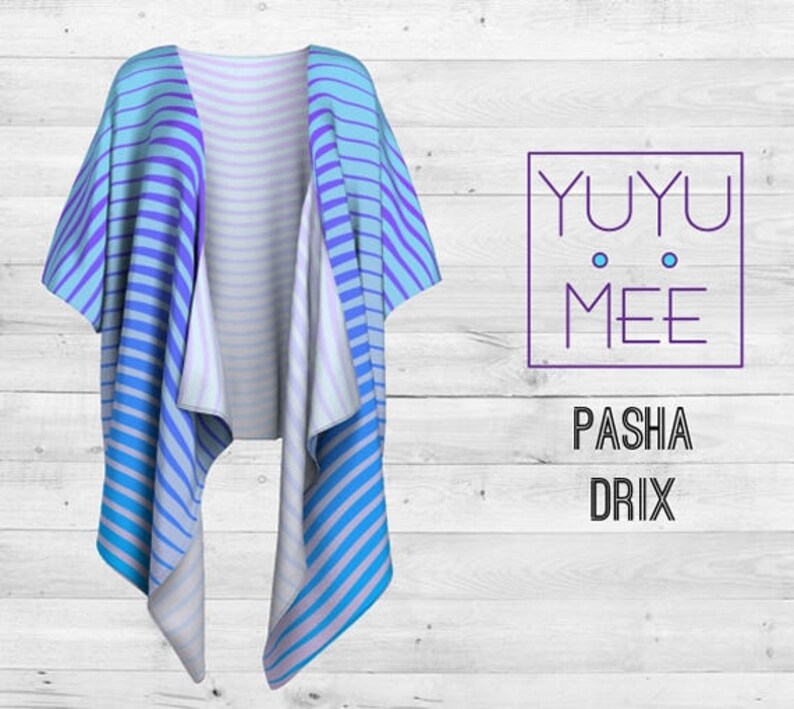 PASHA DRIX Draped Kimono Wrap - Etsy