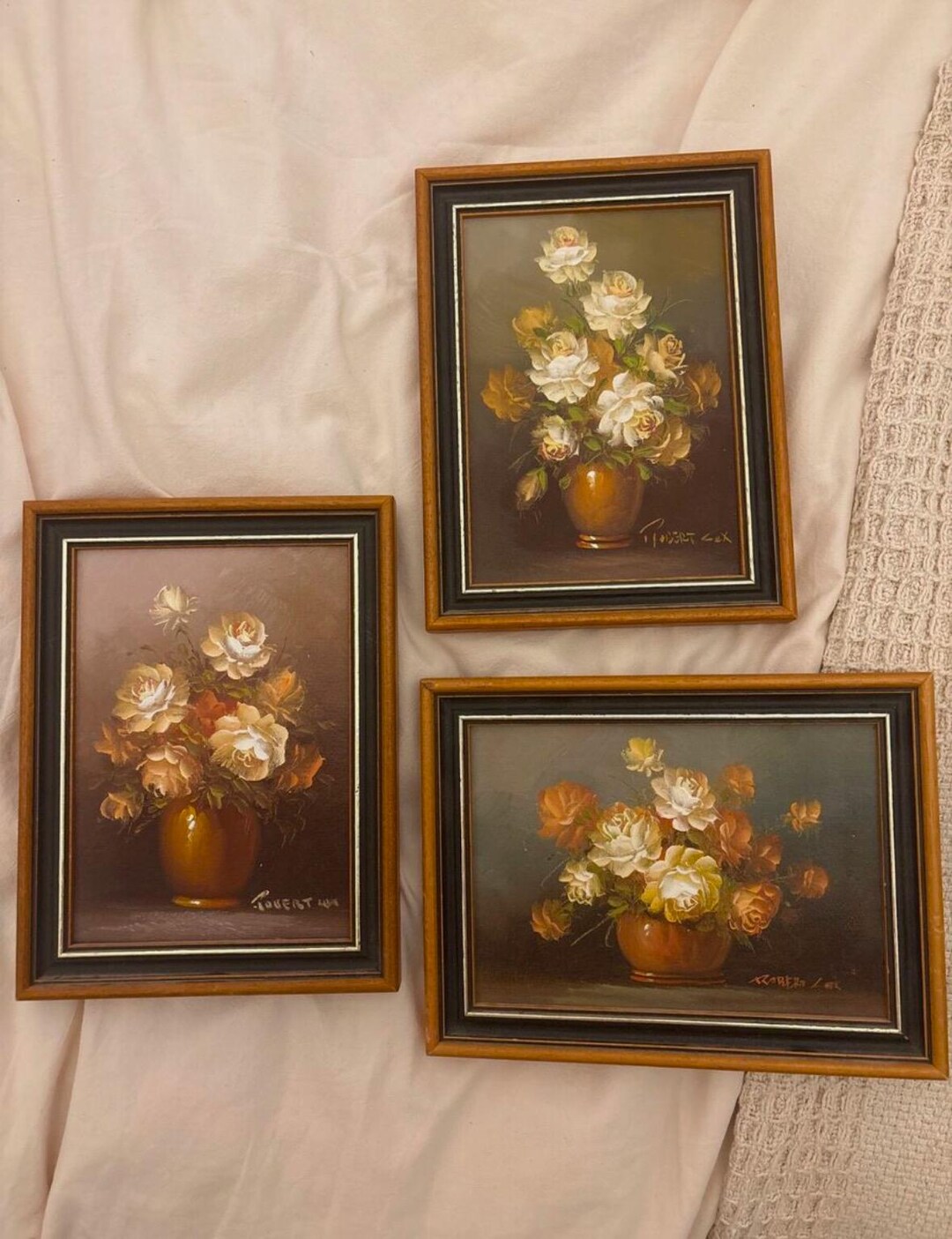 Robert Cox Oil Paintings Set of 3 - Etsy