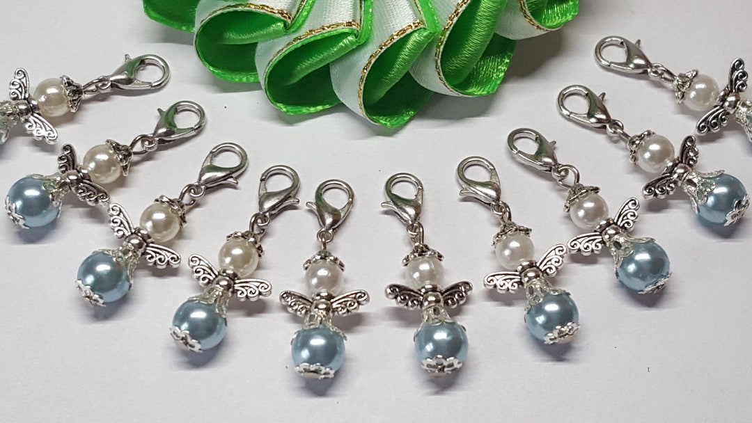 10 Guardian Angels, Guest Gift, Wedding * Light Blue * - Etsy UK