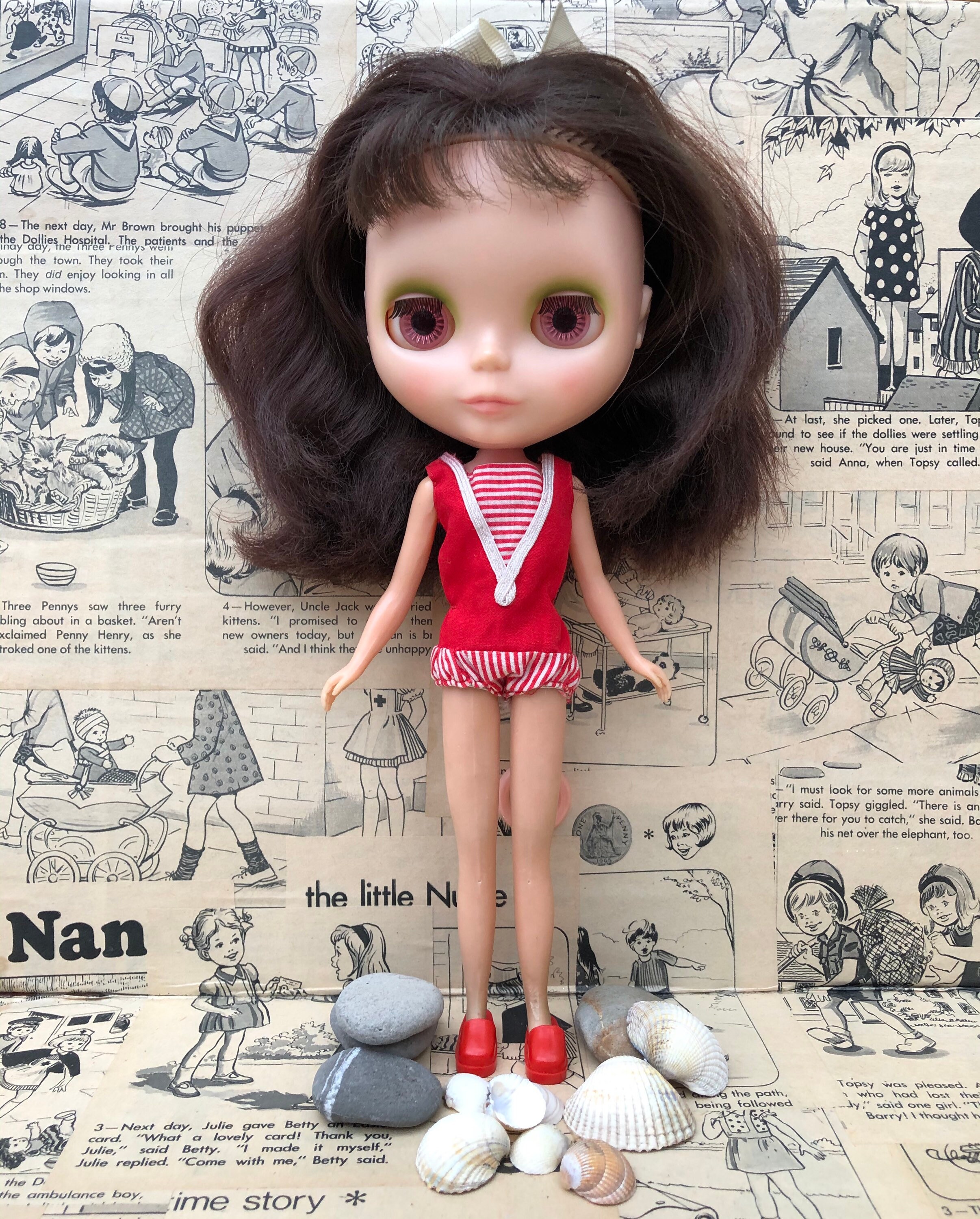 Blythe Vintage Swimsuit Vintage Skipper Bathing Suit ‘ Beach Belle ...