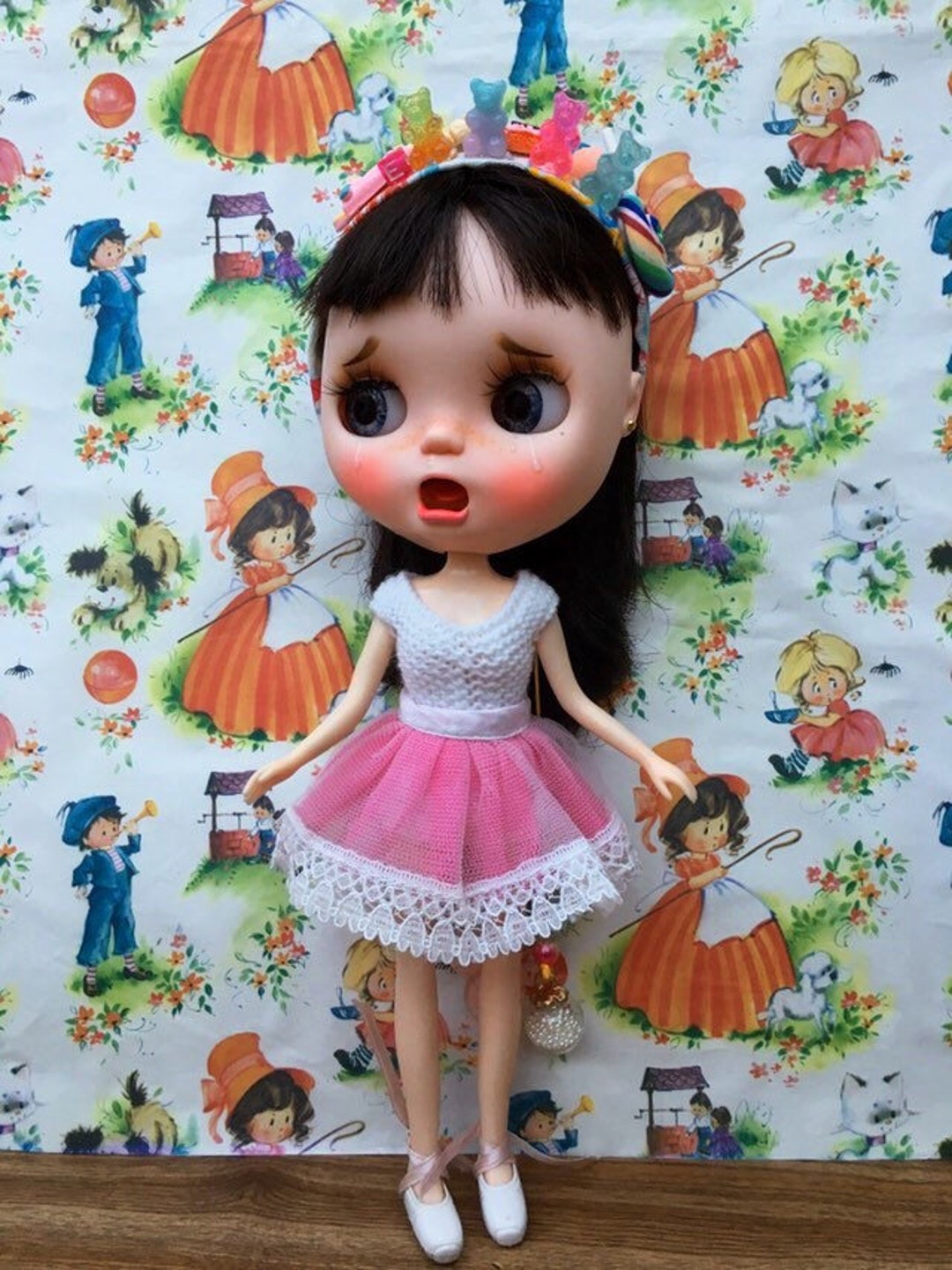 Blythe Vintage Ballet Costume Set 'candyland Ballerina' - Etsy