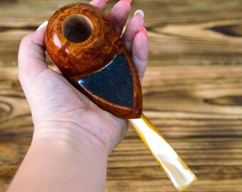Personalized Gifts Tobacco Smoking Pipes by KAFpipeWorkshop