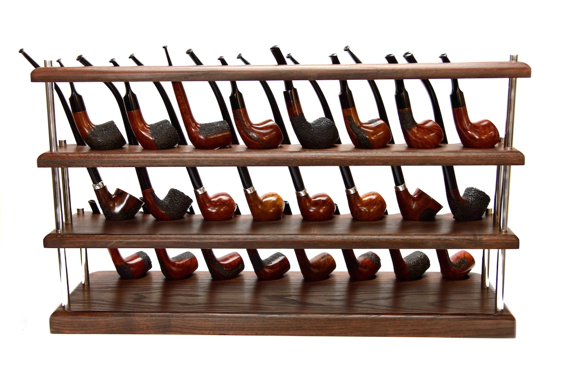 24 Pipes Tobacco Pipe Stand 3 Tiers Pipe Rack Smoking Pipe | Etsy