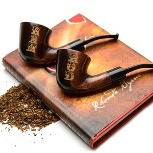 Personalised Tobacco Pipe Custom Engraved Smoking Pipe Best Man Gift ...