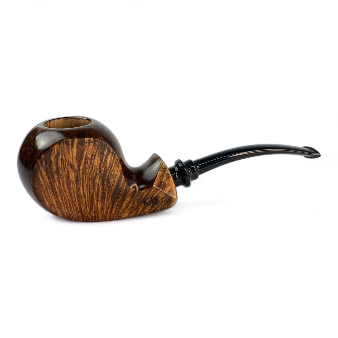 Tobacco Smoking Pipe Briar Wood Artisan Freehand Blowfish Smooth Finish ...