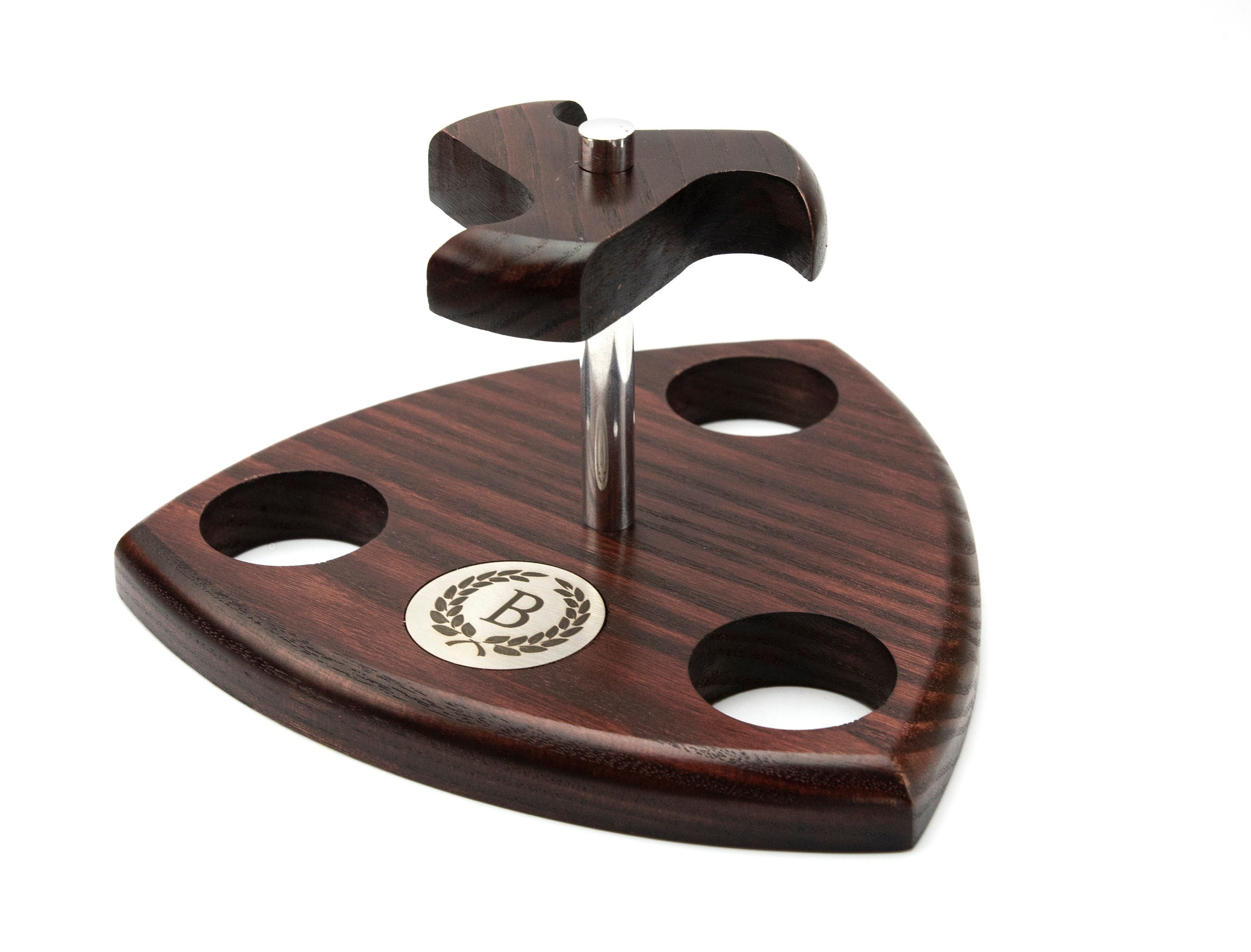 Smoking Pipe Storage Pipe Stand for 3 Tobacco pipes Wooden Pipe Holder ...