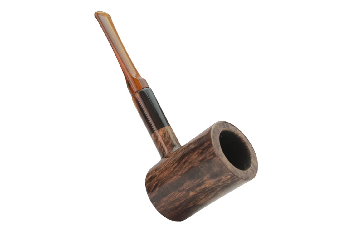 Classic Briar Tobacco Pipe Straight Poker Shape Smooth Finish - Etsy