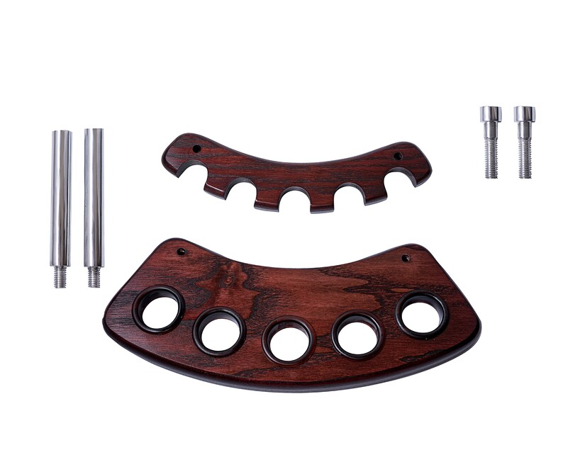 Tobacco Pipe Rack for 5 Smoking Pipes - Pipe Stand Holder Made of Solid ...