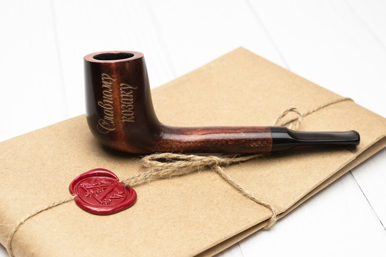 Canadian Tobacco Pipe for Smoking Custom Engrave Pipe Pear | Etsy