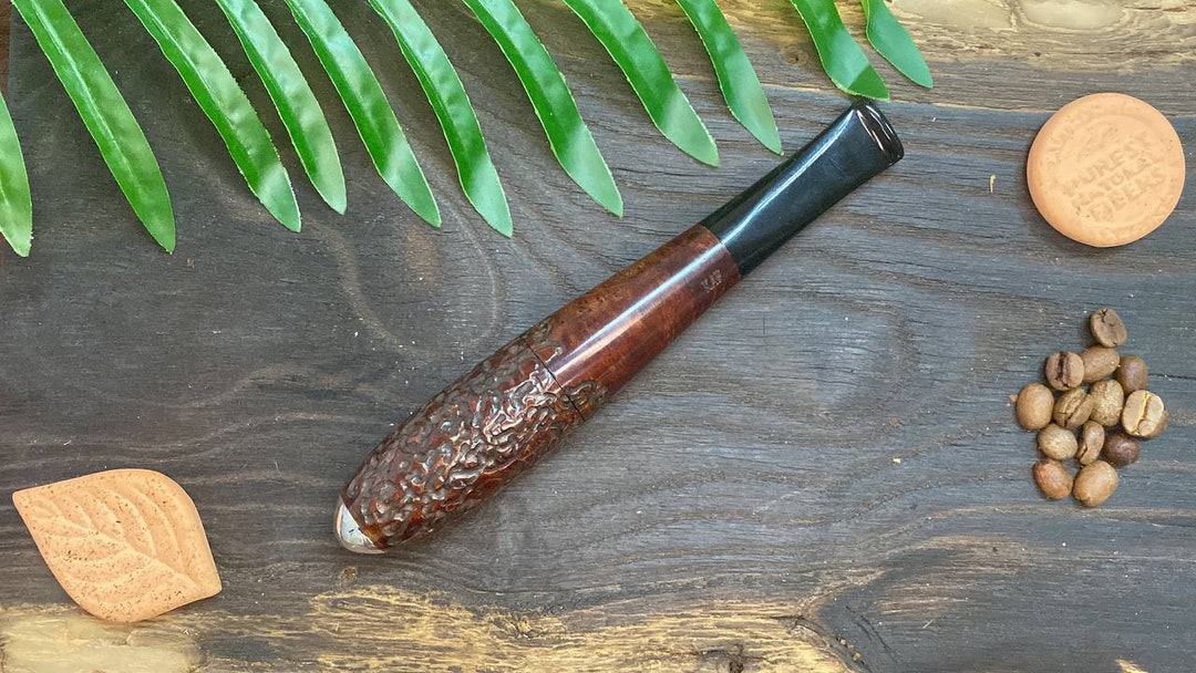 Zeppelin Pipe for Smoking Briar Cigar Pipe 9 Mm Filter Torpedo Shape ...