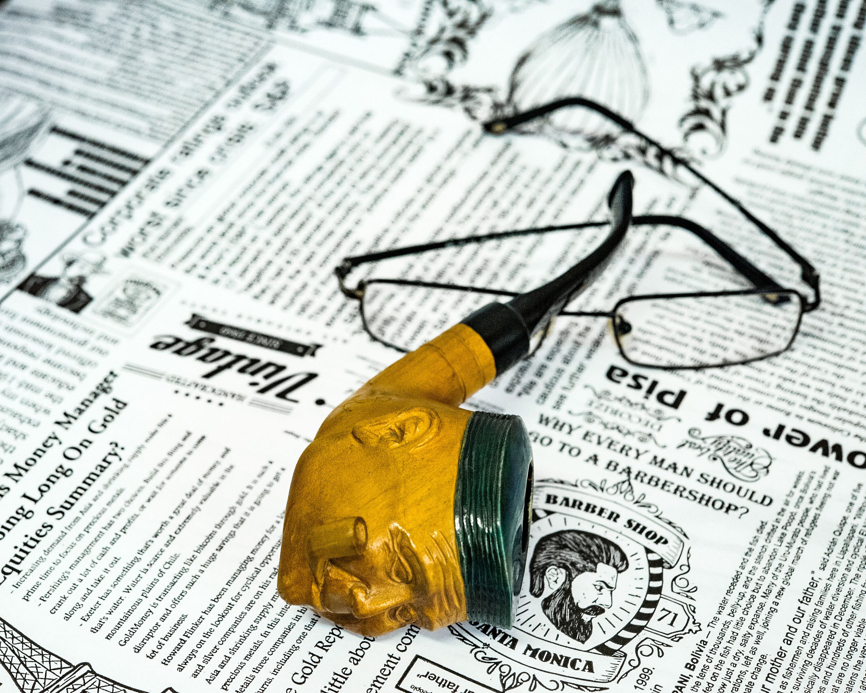 Popeye Smoking Pipe Sailor Smoking Pipe Tobacco Pirate - Etsy