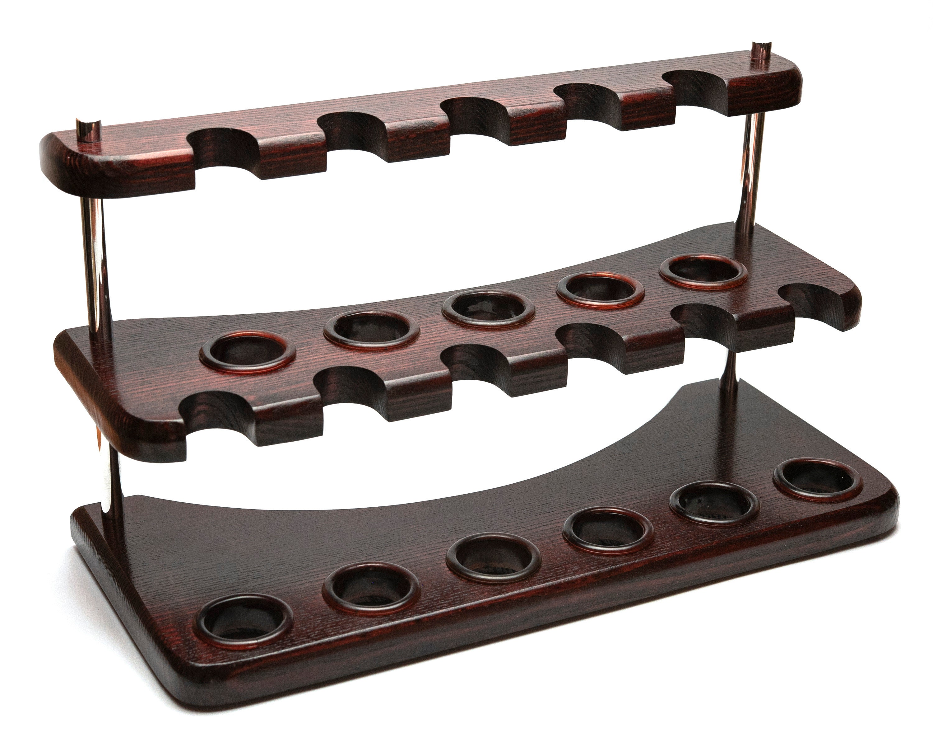 Wooden Pipe Stand Fit 11 Smoking Pipes Tobacco Pipe Rack 2 | Etsy